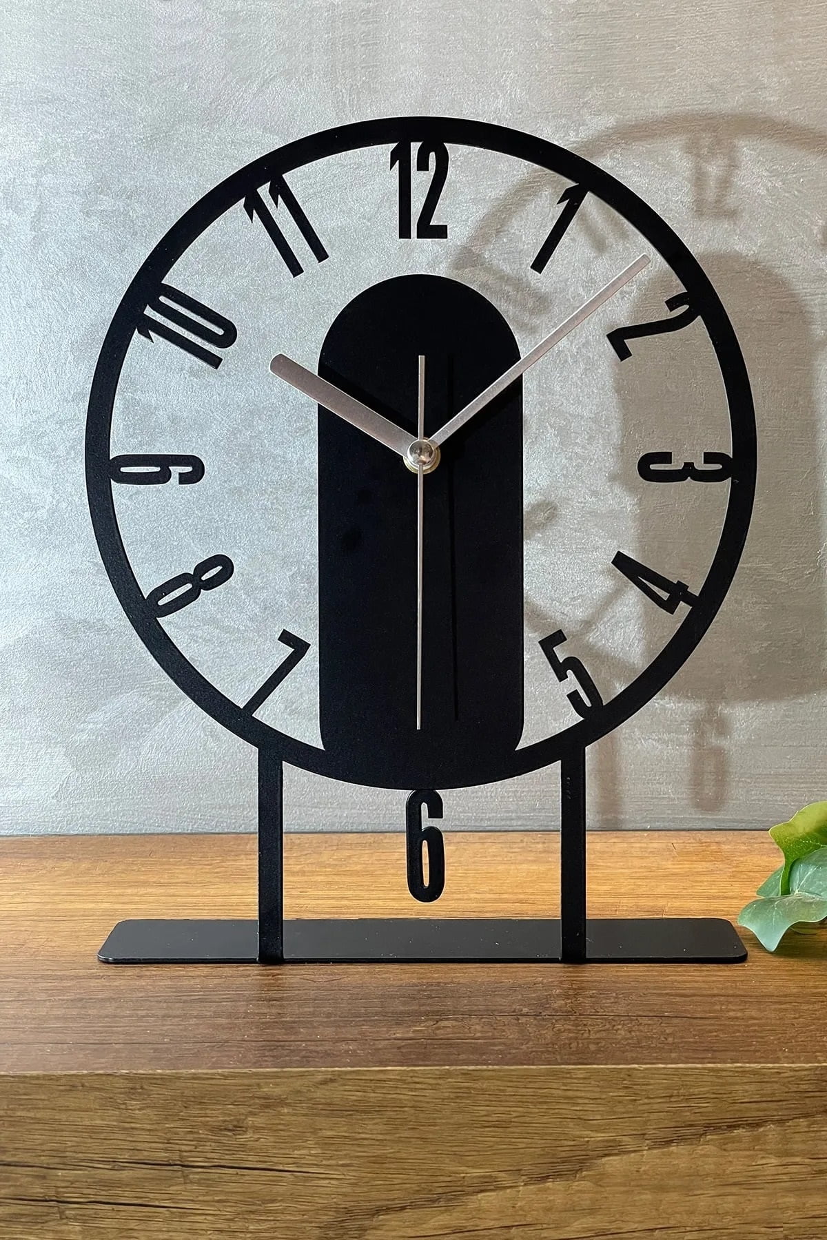 Metal Pendulum Desk Clock Decoration Modern Desktop Clock Home Office ...