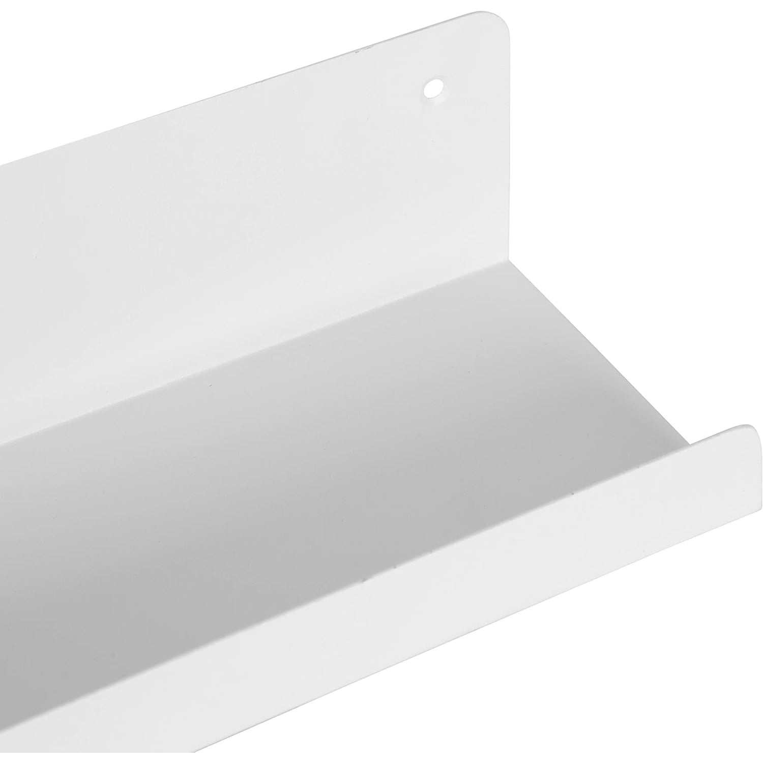 Metal Photo Display Ledge; 36; White; Decorative Contemporary Floating ...