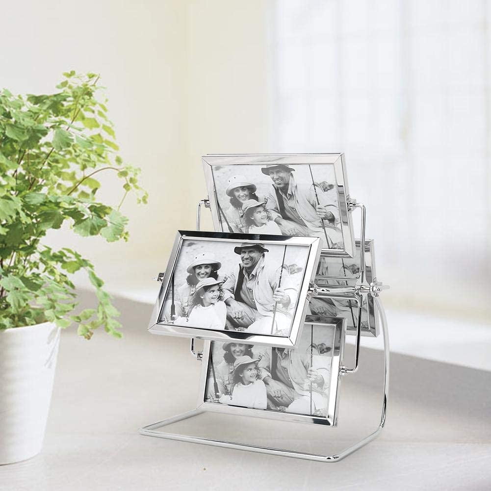 Metal Photo Frame, Ferris Wheel Rotatable Picture Display Photography ...