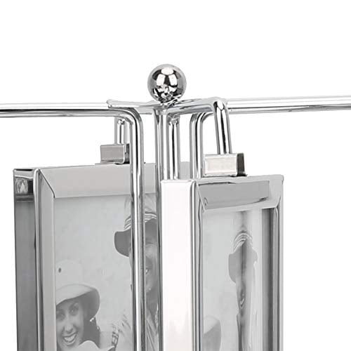 Metal Photo Frame Home Rotating Picture Frame Vintage Retro Style Photo ...