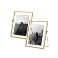 Metal Picture Frames Set Of 2 Ornate Minimal Floating Edge Clear ...