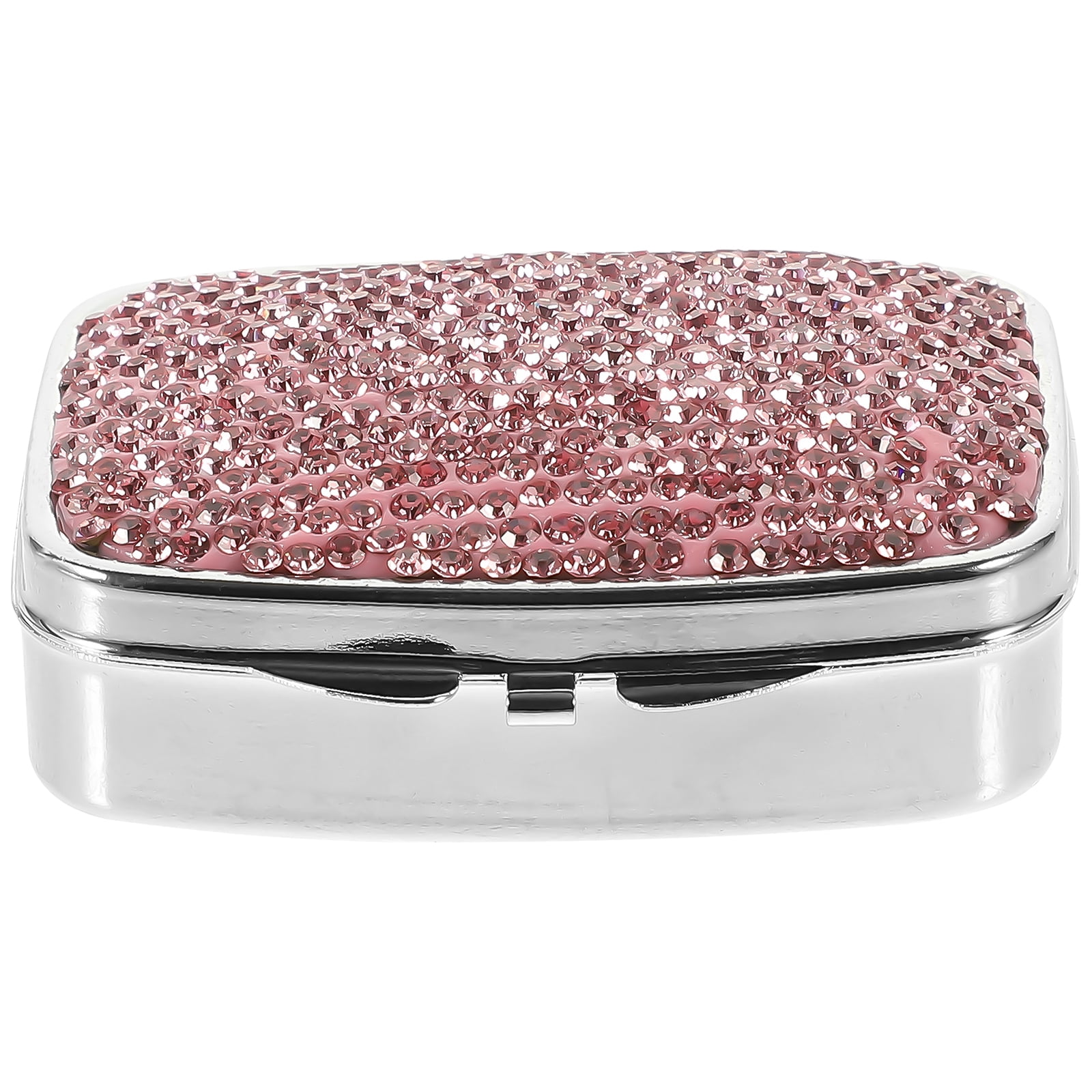 Metal Pill Box Outdoor Carry Case Small Medicine Container Vitamin ...