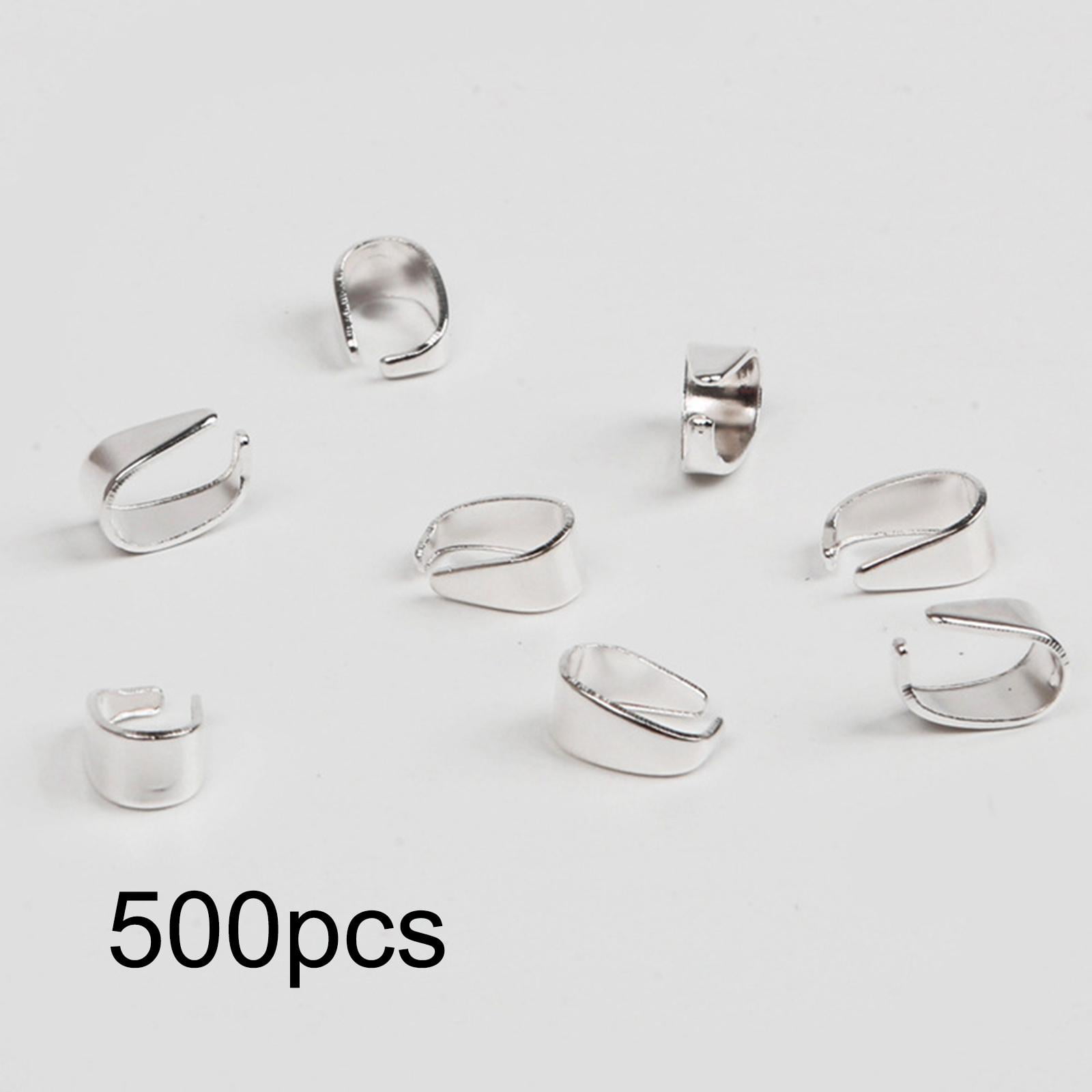 Metal Pinch Bail Clasps Buckle Pendant Clips Findings Charm Pendants ...