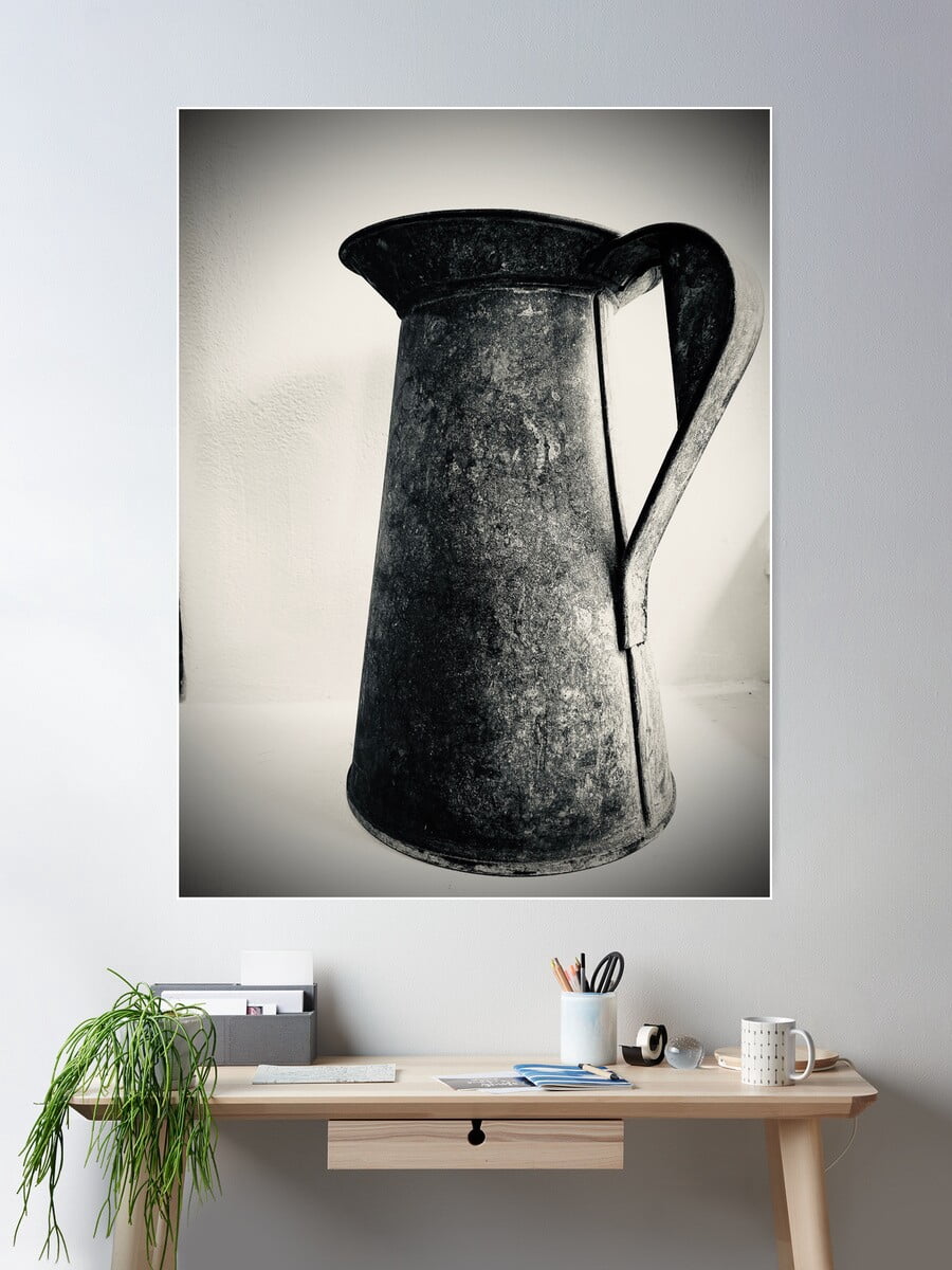 Metal Pitcher Poster Wall Art, Modern Wall Decor For Living Room ...
