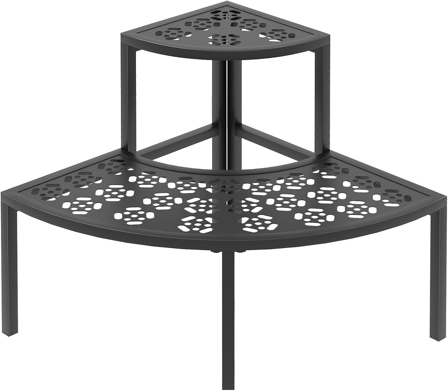Metal Plant Stand Outdoor Indoor Waterproof, Stackable Heavy Duty Tall ...