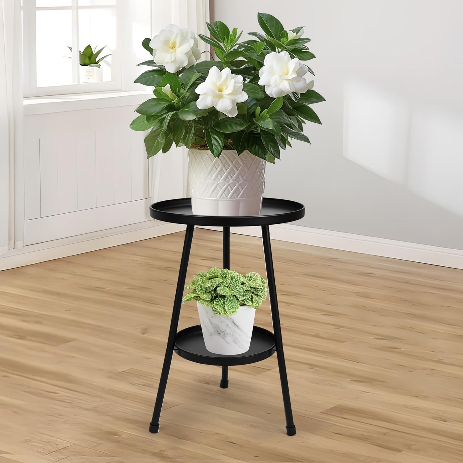 Metal Plant Stand, Plant Stand Indoor Outdoor, Metal Rustproof Flowers ...