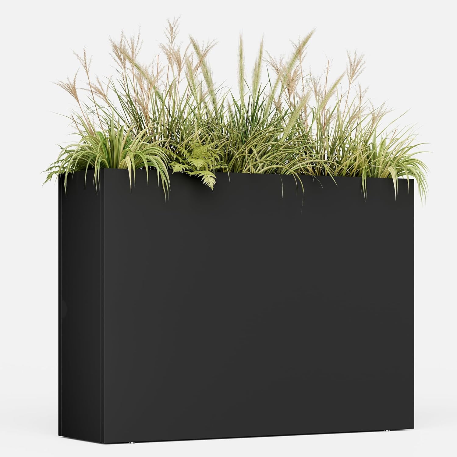 Metal Planters for Outdoors, Large Metal Planter Box 36”L x 10”W x 26”H ...