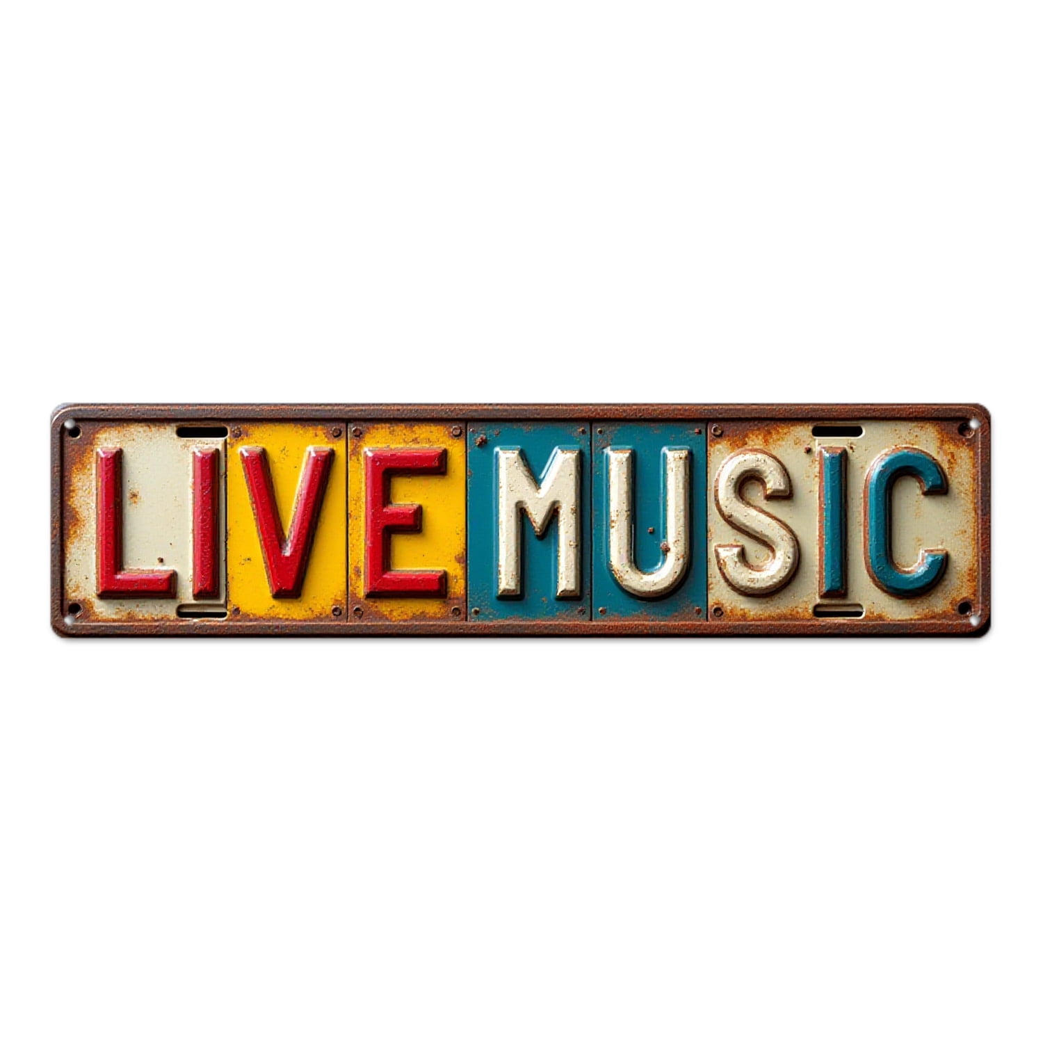 Metal Plaque 16*4 inches 