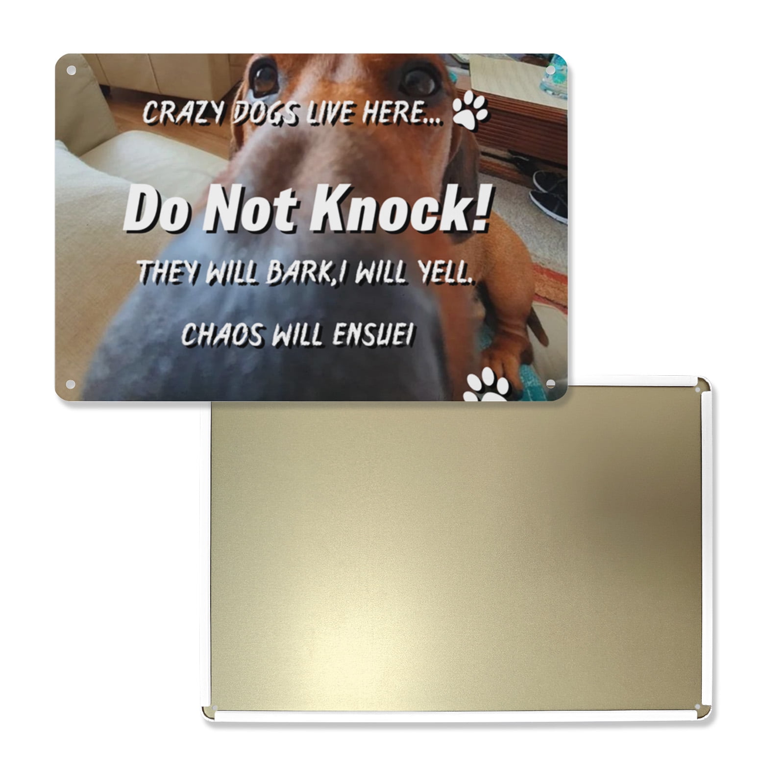 Metal Plaque Iron Wall Sign Retro Iron Painting Warning Wall Decor for ...