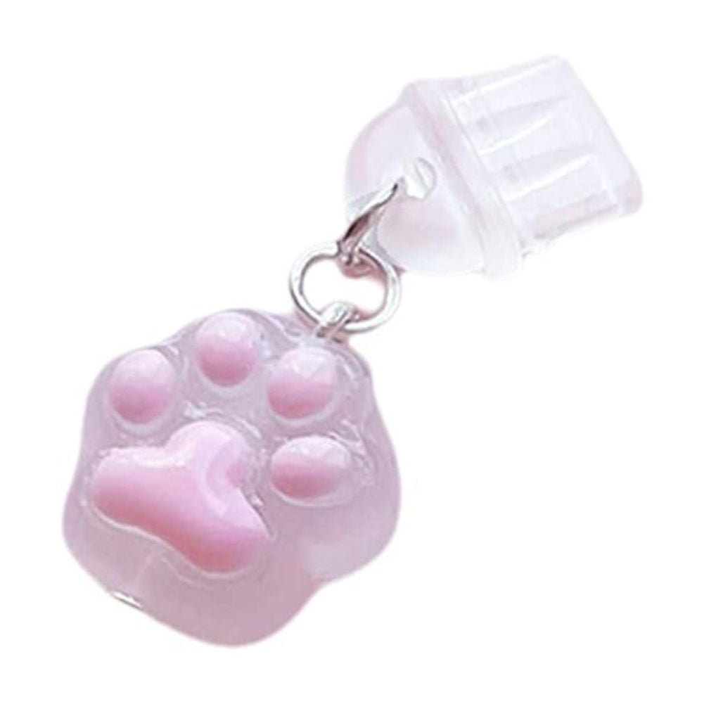 Metal & Plastic Dust Plug with Pendant for Mobile One Interface - White ...