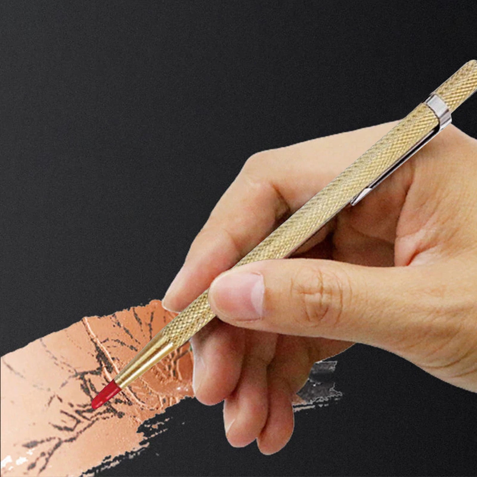 Metal Plate Glass Marker Pen Gold Clearance! Hilingoto Office ...