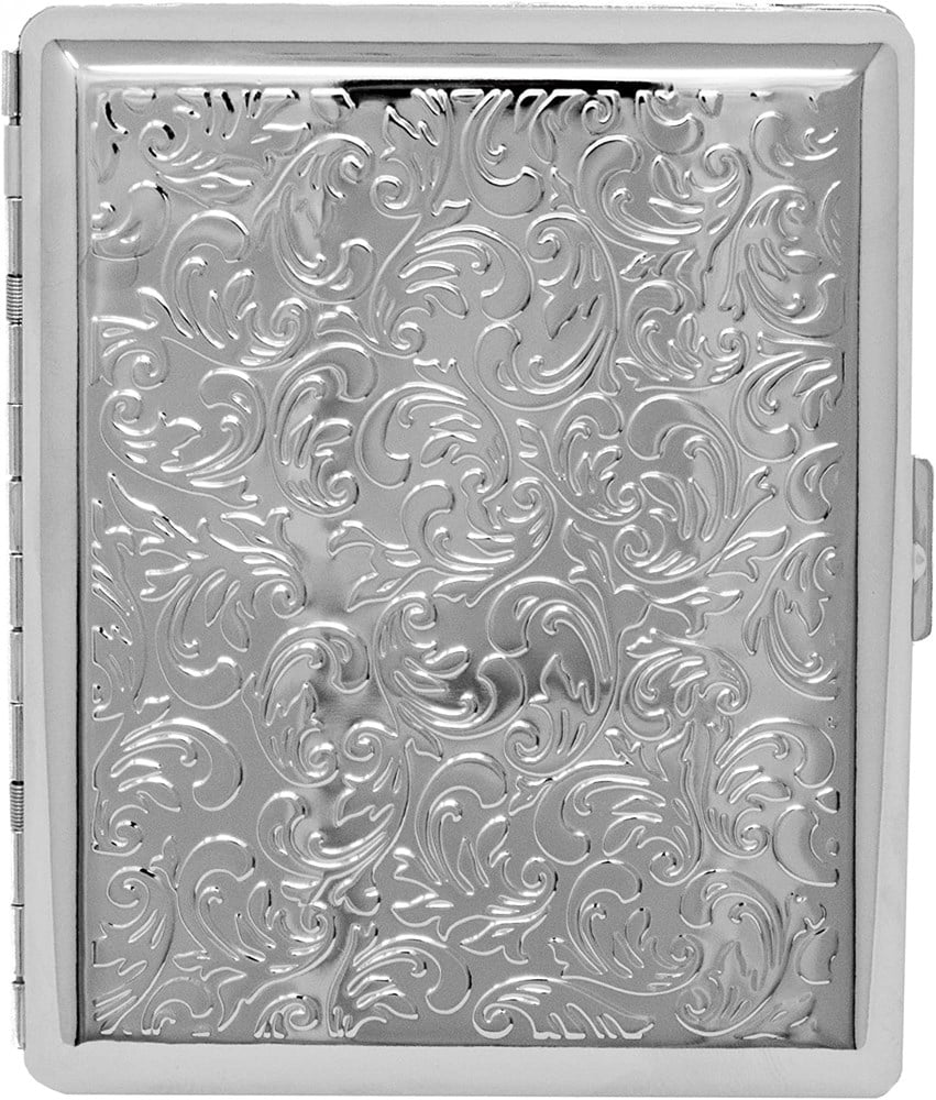 Metal-Plated Cigarette Case & Stash Box (Full Pack - 100s Size ...