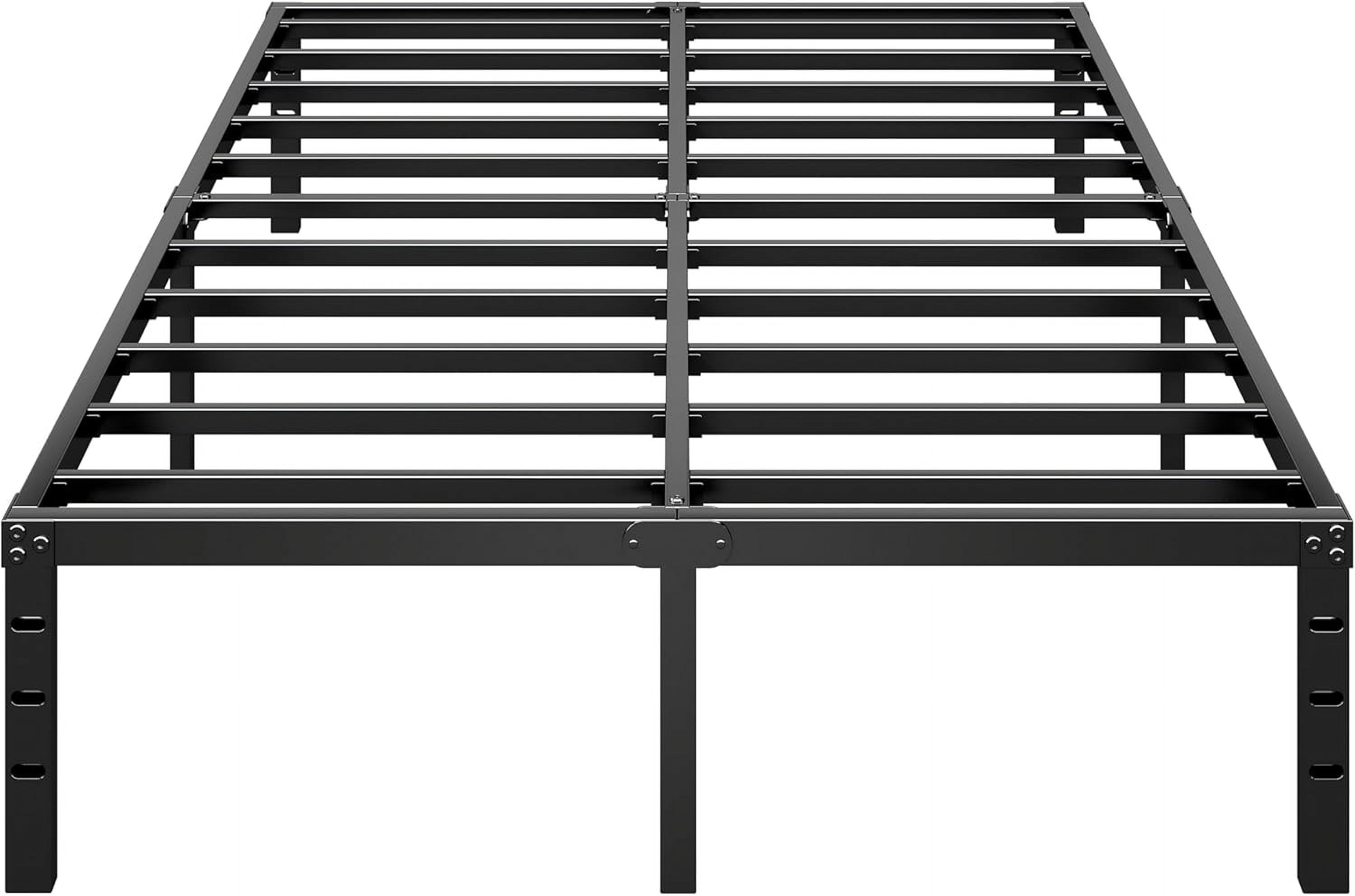 Metal Platform Bed Frame 18 Inch Tall,No Box Spring Needed,King Size ...