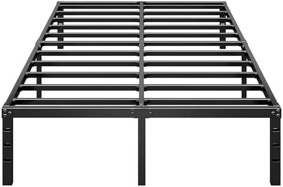 Metal Platform Bed Frame 18 Inch Tall,No Box Spring Needed,Twin Size ...