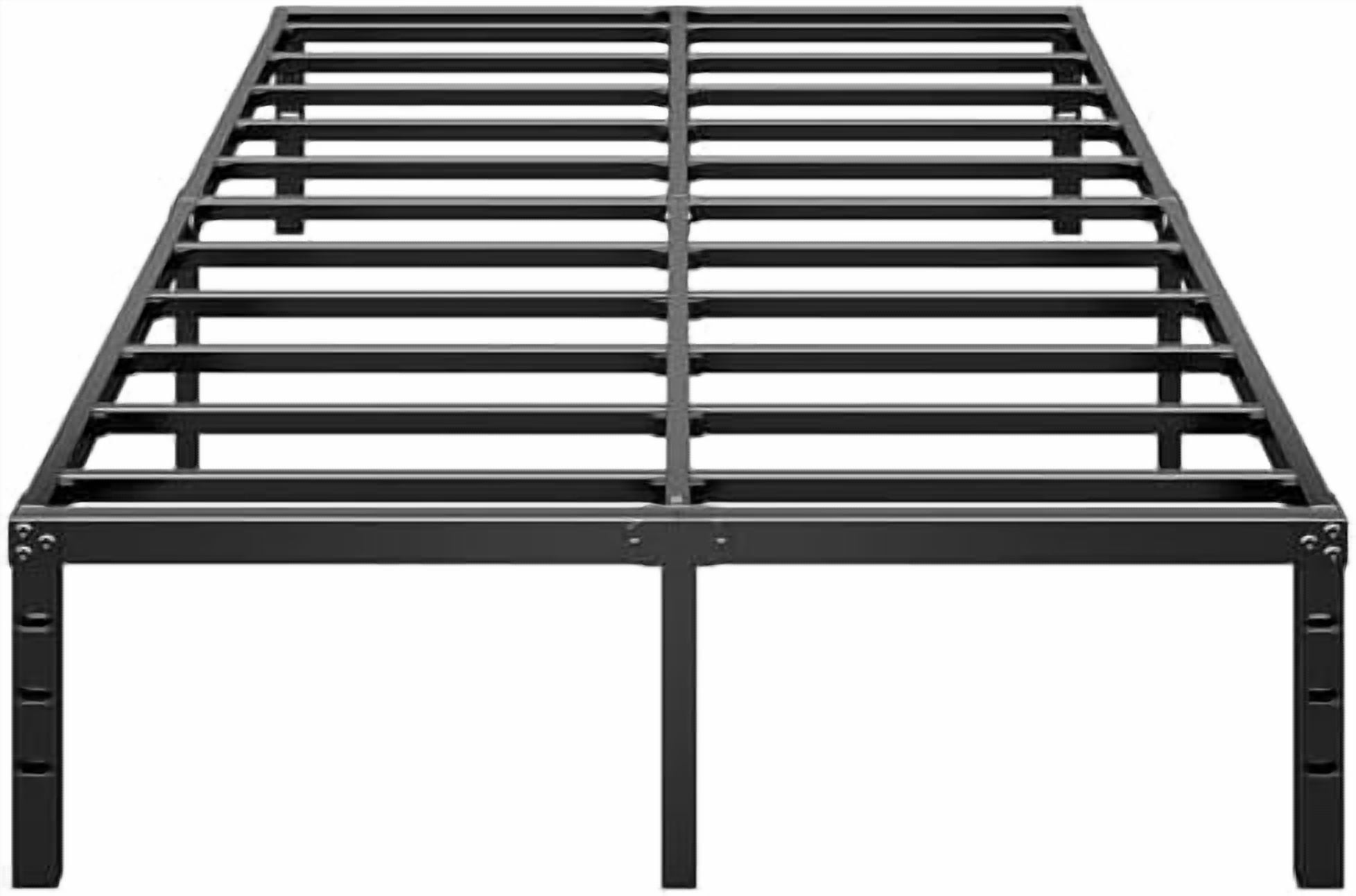 Metal Platform Bed Frame 18 Inch Tall,No Box Spring Needed,Twin Size ...