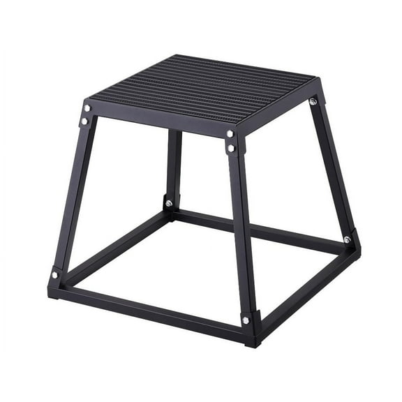 Yes4All Steel Plyo Box, 18 Inches, Black, Durable and Anti-Slip ...