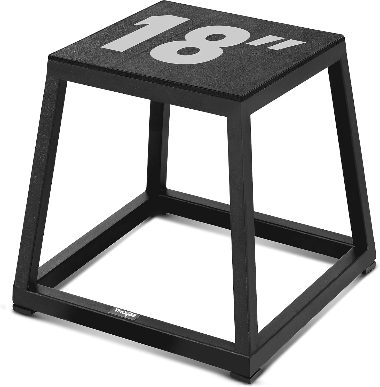 Metal Plyometric Box with 550lbs Capacity, Pre-Assembled, Plyo Box Jump ...