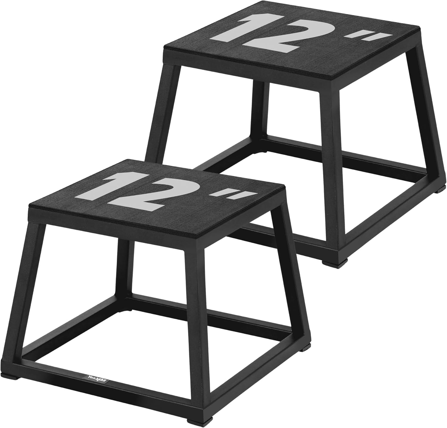 Metal Plyometric Box with 550lbs Capacity, Pre-Assembled, Plyo Box Jump ...