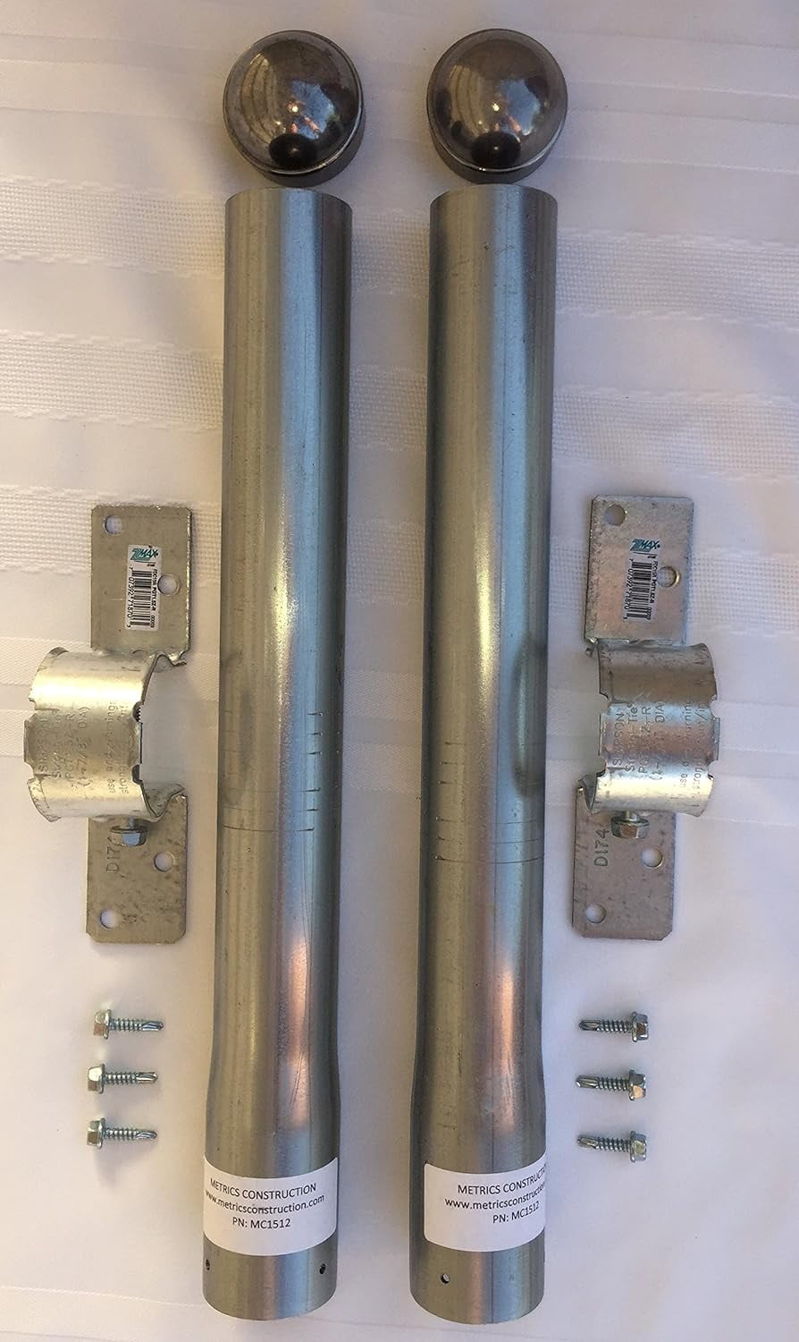 Metal Post Extension - Fence Extender (2-Pack) and Accessories (12 ...