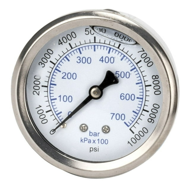 Metal Pressure Gauge for High Pressure Washer M14x15 Thread 0 700 Bar ...