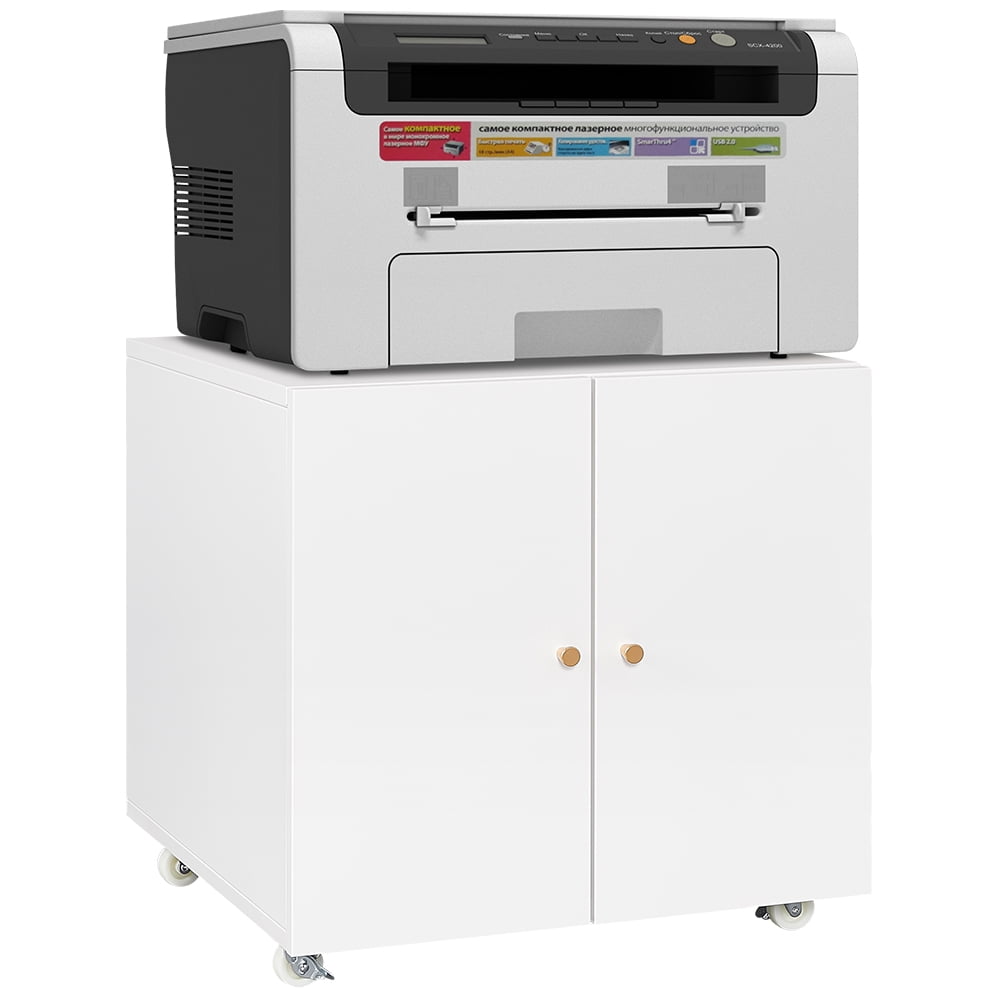 Metal Printer Stand with Storage Mobile Printer Tables for Small Spaces ...