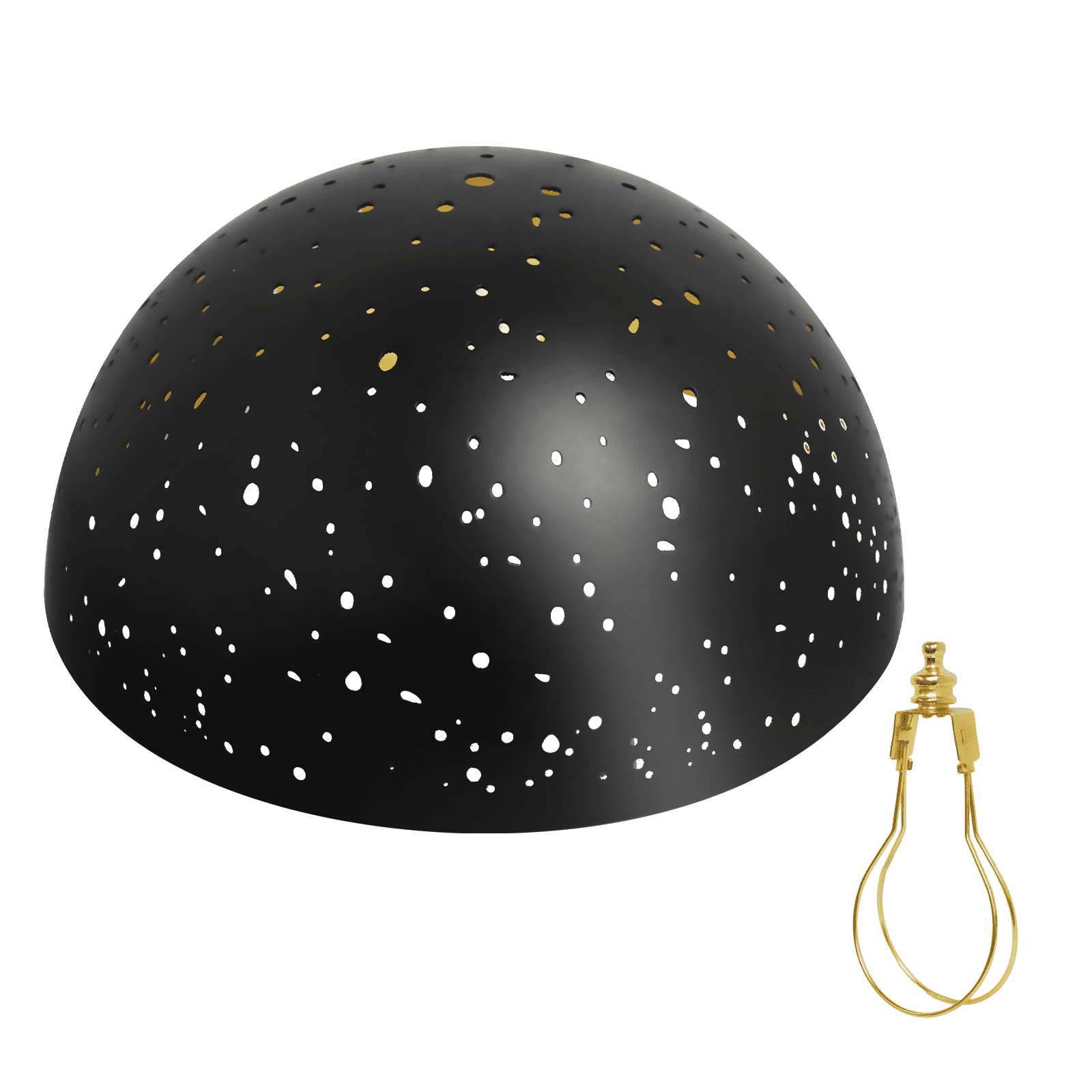 Small Metal Dome Lamp Shap Bulb Cover, SWAIFDEE Ceiling Light Bulb ...