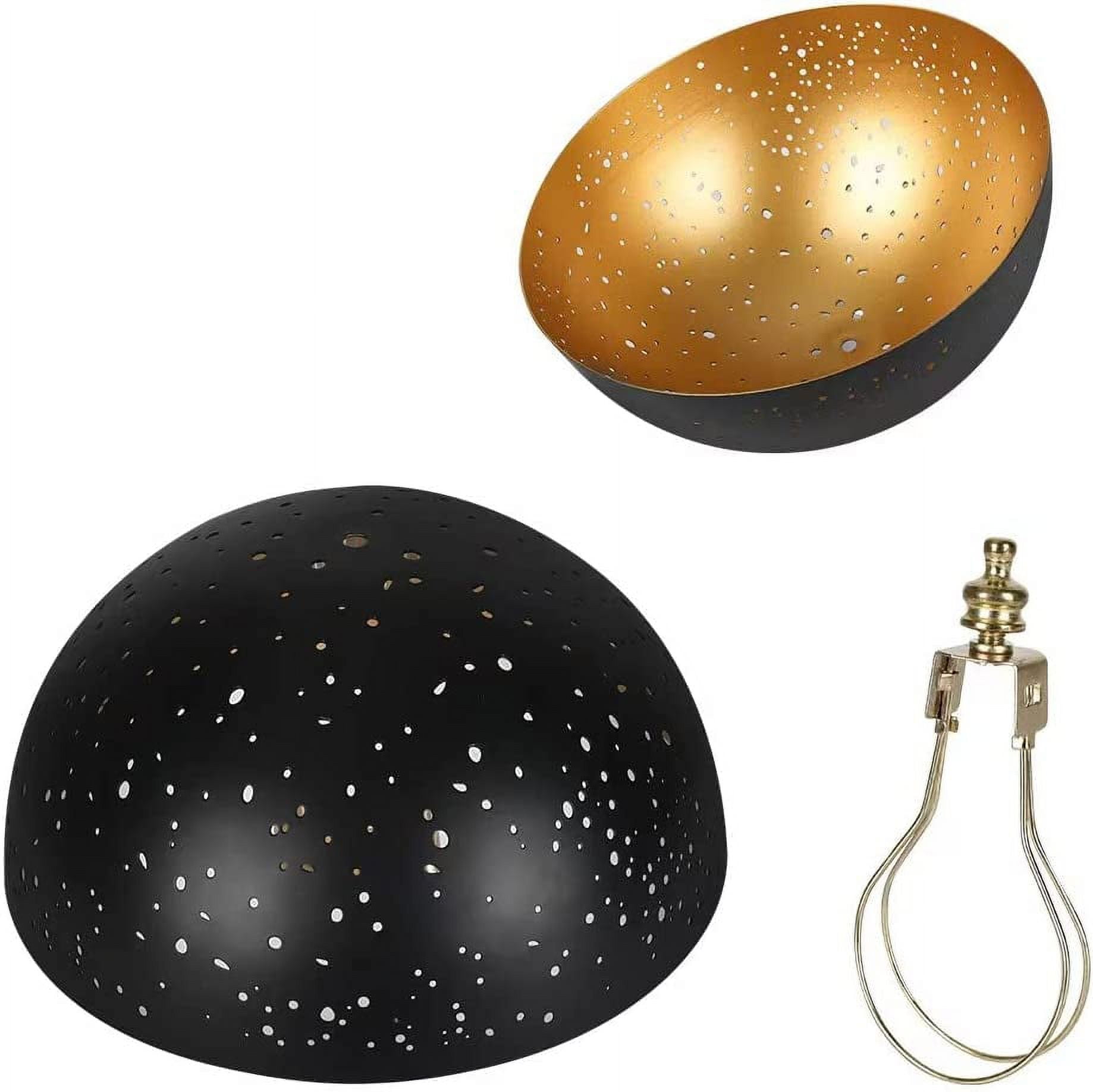 Metal Prismatic & Dome-shaped Bulb Shade, Transforms Light Bulbs Into ...