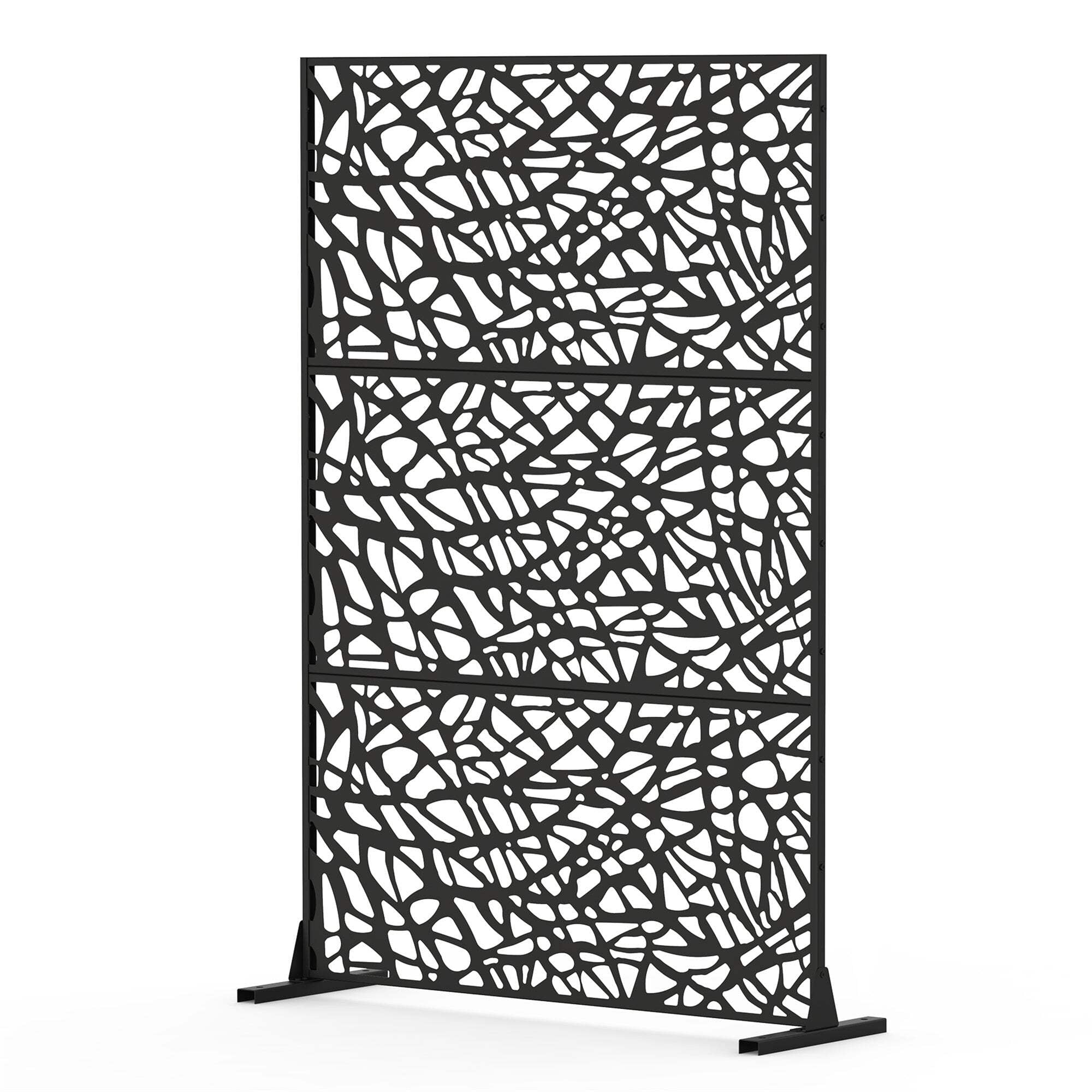 Metal Privacy Screens And Panels With Free Standing, Freestanding ...
