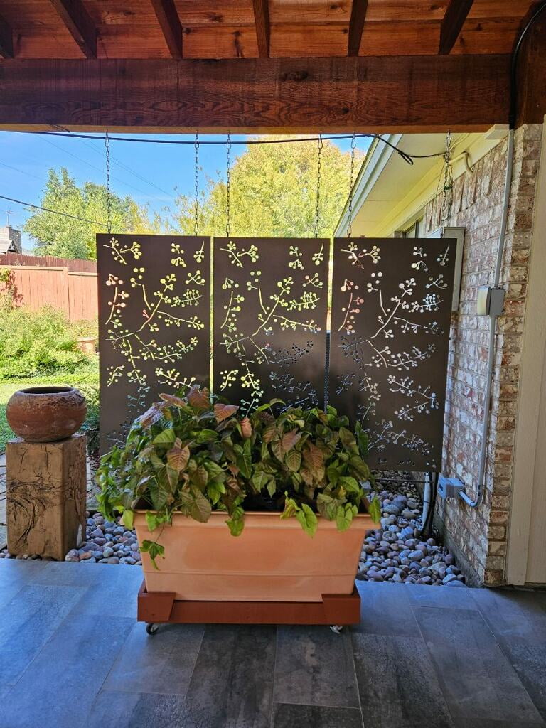 Metal Privacy Screens / Metal Wall Hanging - Walmart.com