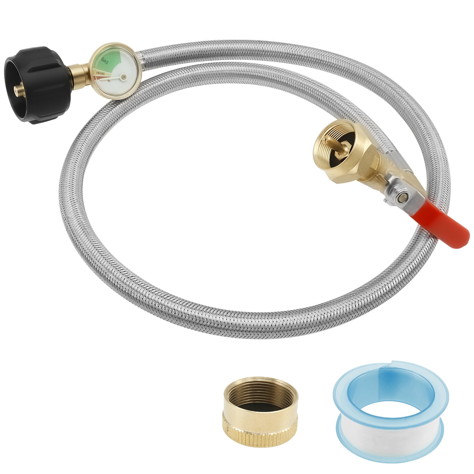 Metal Propane Refill Adapter Hose Good Sealing Propane Tank Filler ...