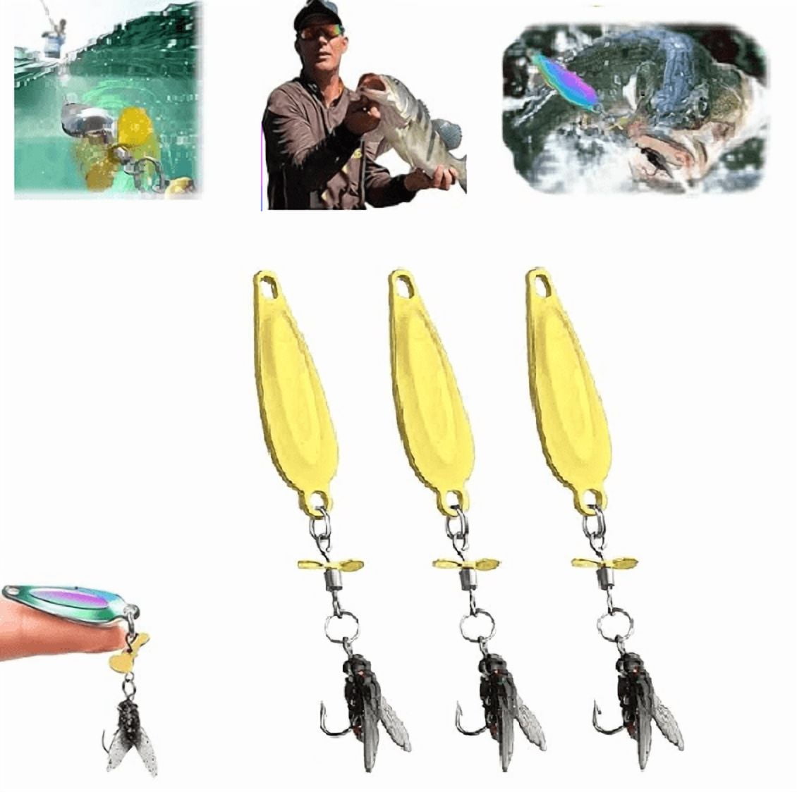 Metal Propeller Fishing Lures for Fishing, Fish Bait Freshwater, 3D ...
