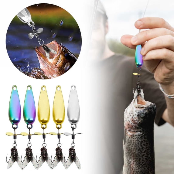 Metal Propeller Fishing for Catfish Trout and Swimbaits Kit Aluminum ...