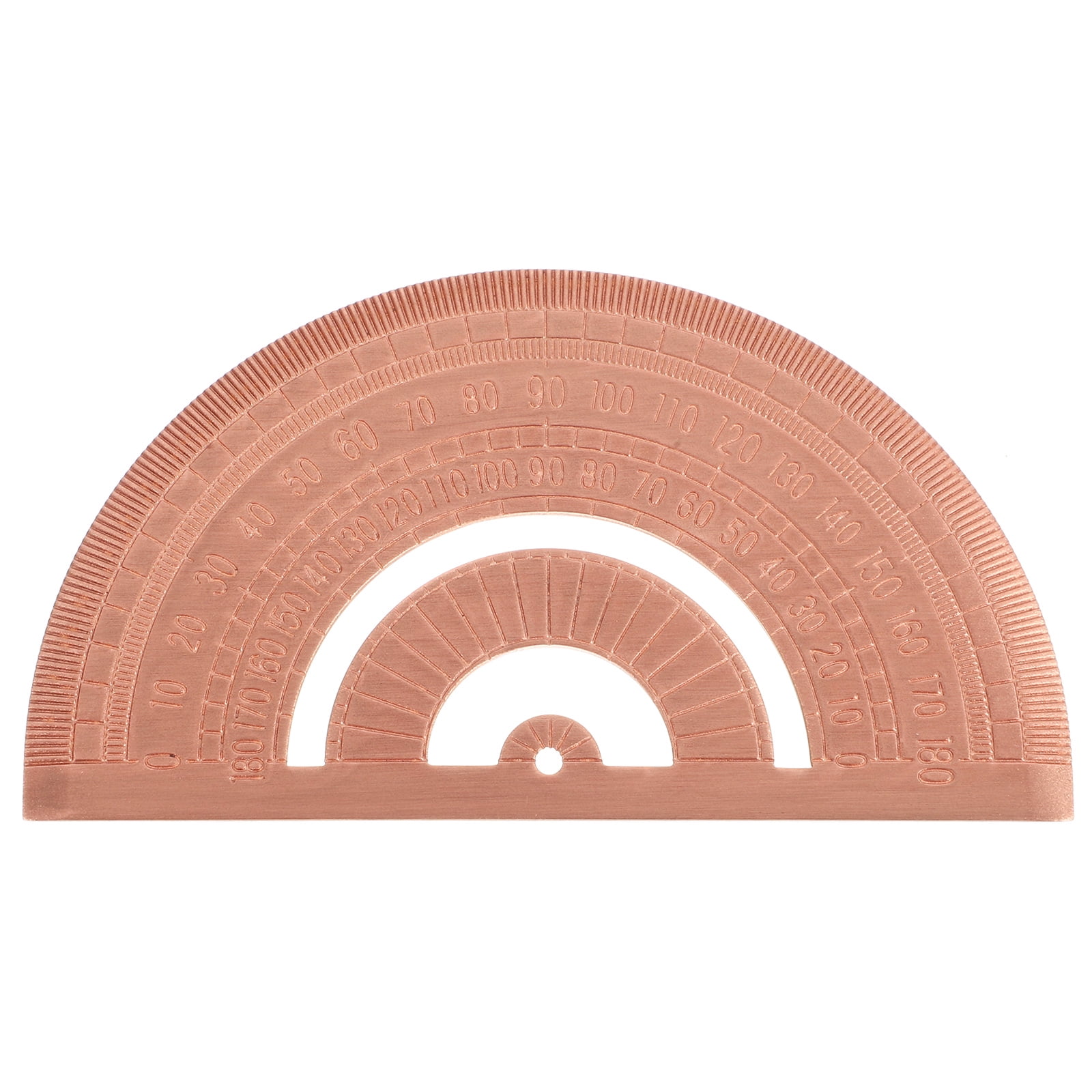 Hemoton Protractor Tool Protractor Copper 1Pack Semicircle - Walmart.com