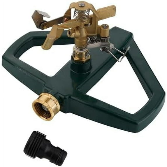 Metal Pulsating Impact Sprinkler With Metal Base Heavy Duty Brass