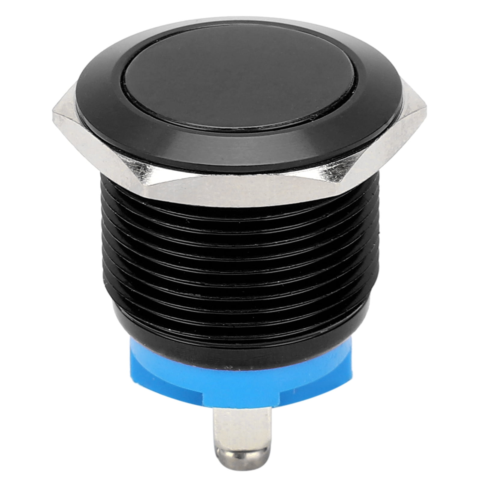 Metal Push Button Switch with Flat Head, Full Oxidation Self-Reset Jog ...