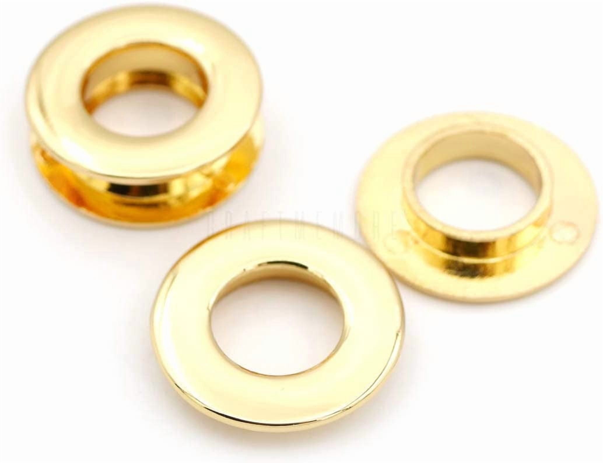 Metal Push Snap Together Grommet Flat Surface Snap Rings Eyelet O-Rings ...
