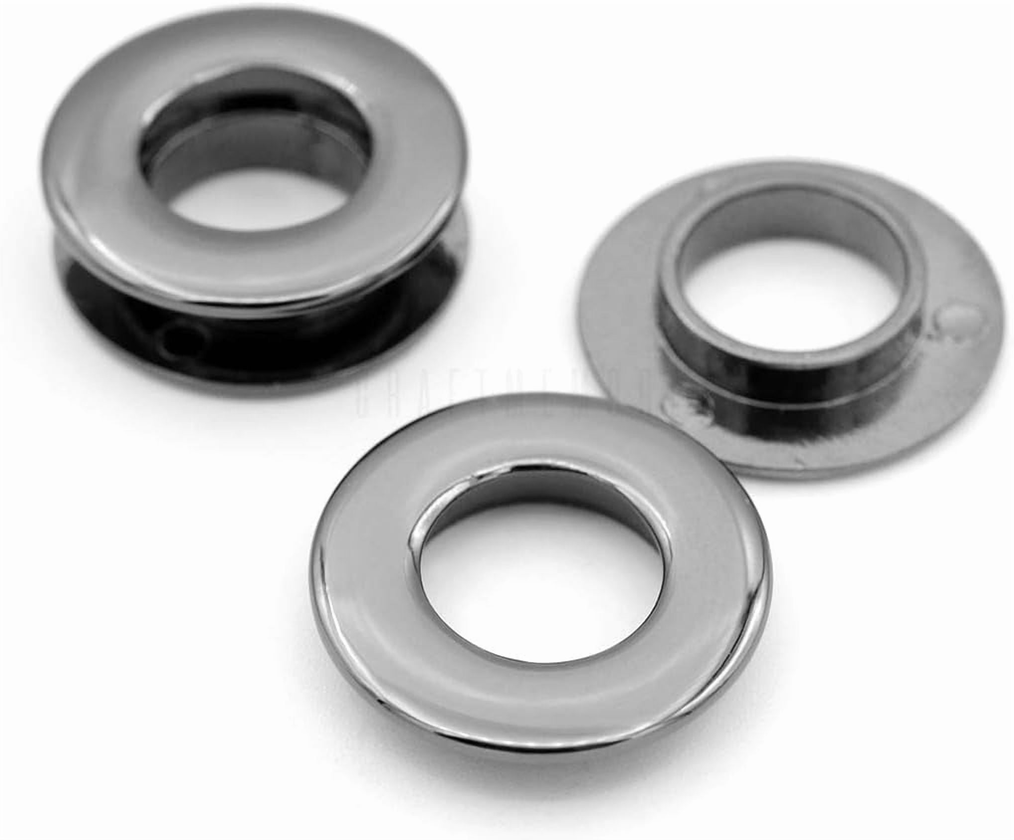 Metal Push Snap Together Grommet Flat Surface Snap Rings Eyelet O-Rings ...