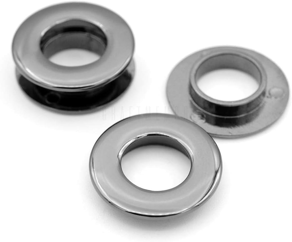 Metal Push Snap Together Grommet Flat Surface Snap Rings Eyelet O-Rings ...