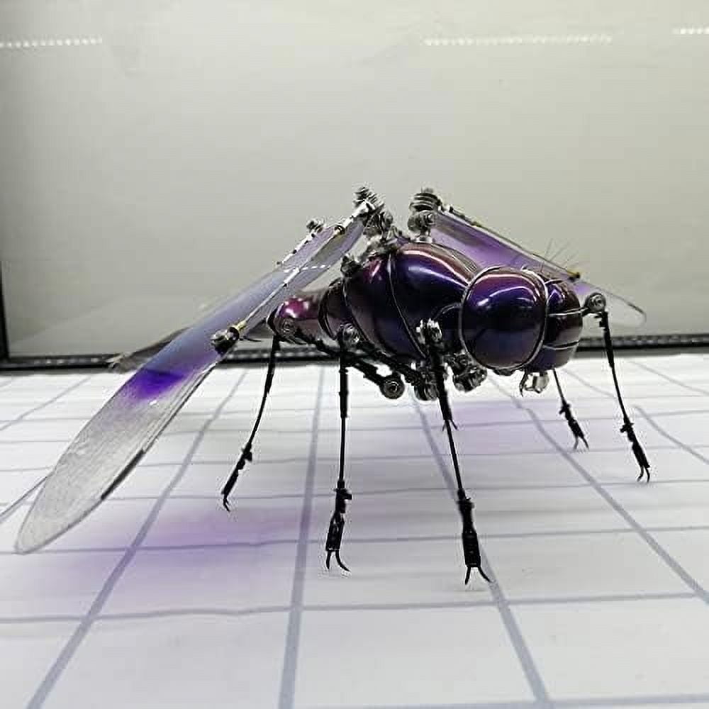 Metal Puzzle Fly Steampunk Model Kit, Mechanical Laser Cut Metal Toy ...