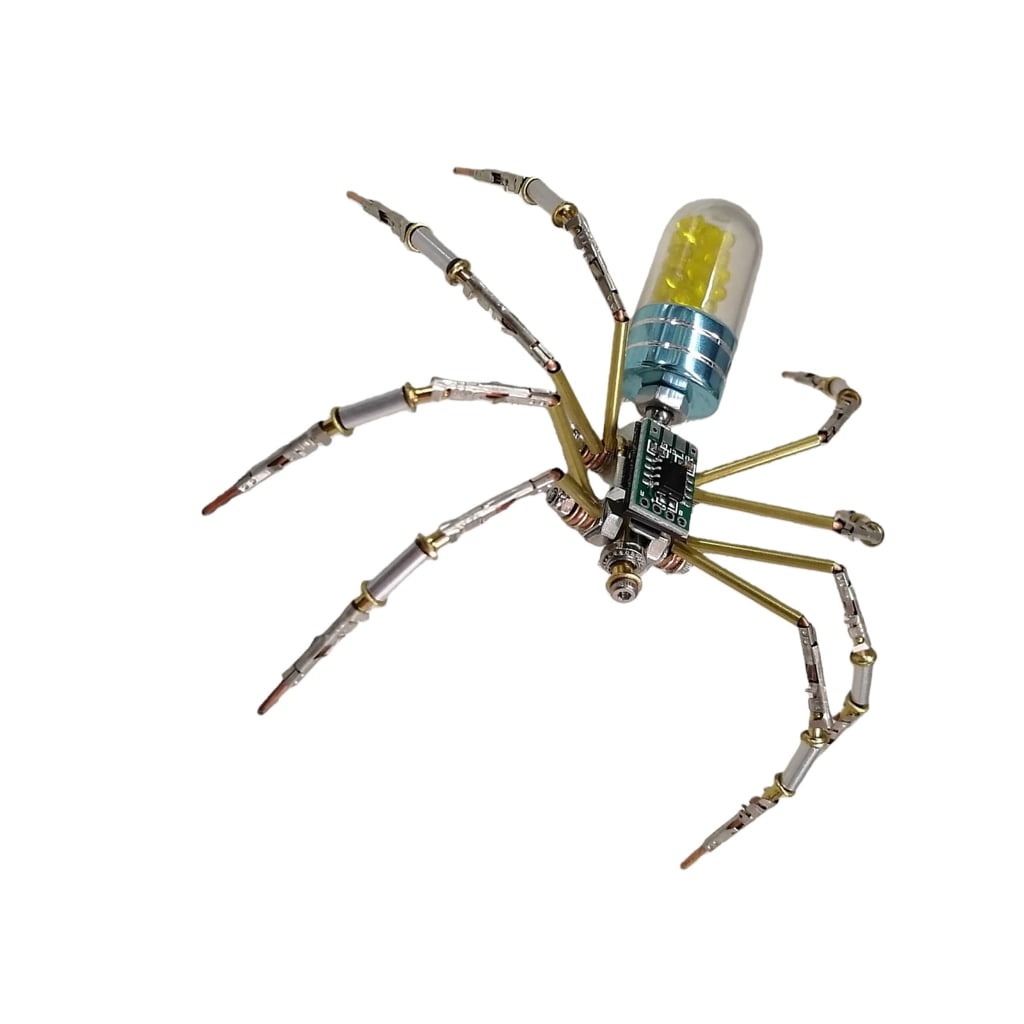 Metal Puzzle Model Mechanical Circuit Spiders Sculpture Set Assembly ...