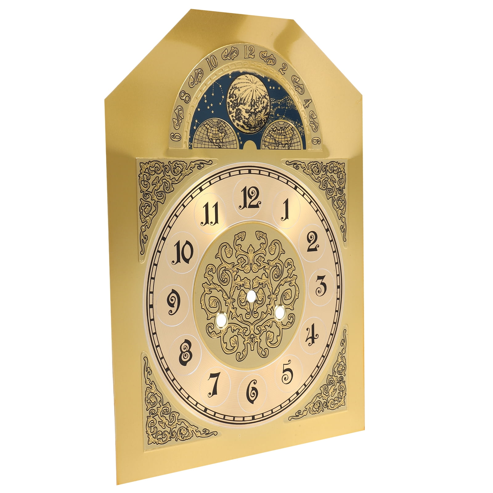 Metal Quartz Clock Dial with Numerals DIY Clock Face Replacement Wall ...