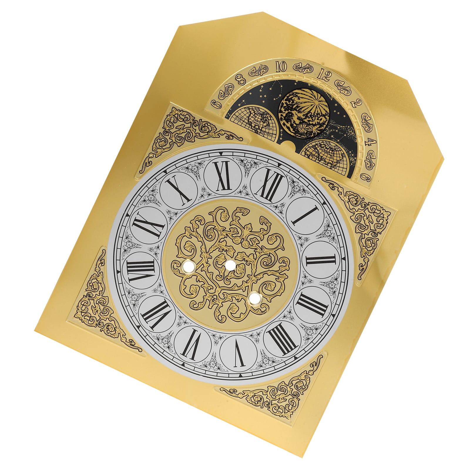 Metal Quartz Clock Dial with Numerals DIY Clock Face Replacement Wall ...