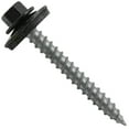 Metal ROOFING SCREWS: (250)12 x 2" BLACK Hex ReGrip Sheet Metal Roof ...