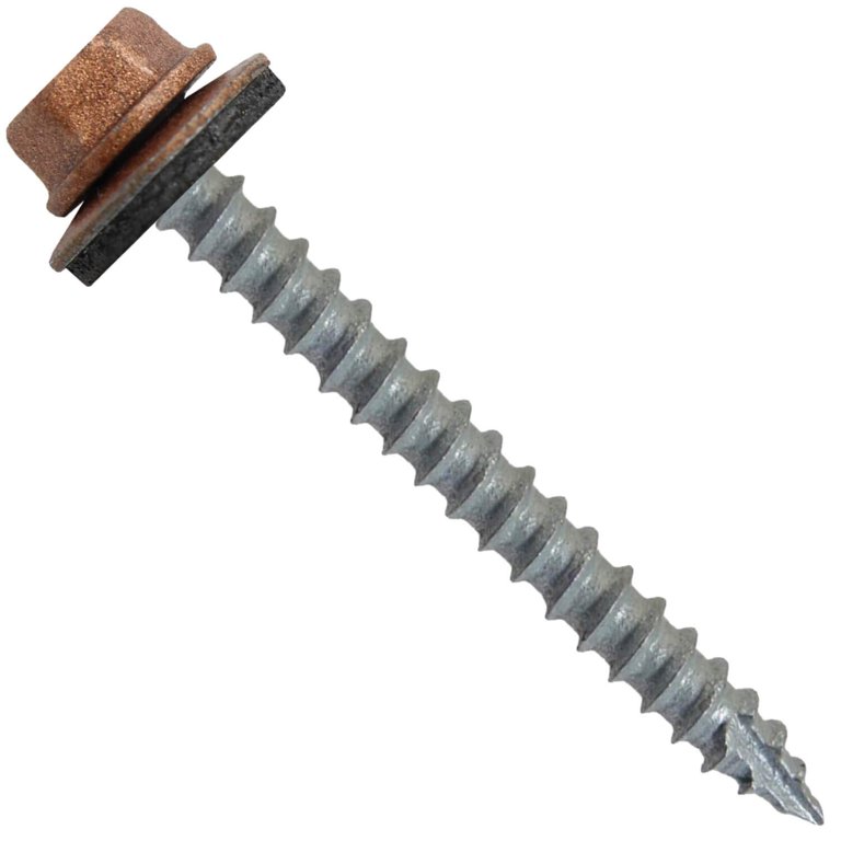 Corrugated Metal Screws 14 X 1.25" Metal Roofing Screws
