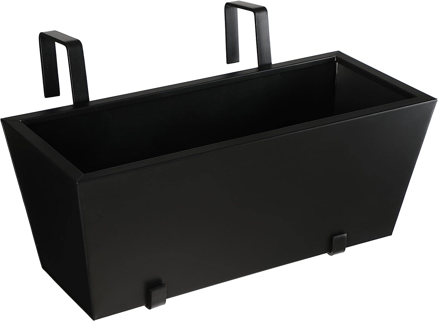 Metal Railing Planter Box - Adjustable Hanging Flower Pot Holder for ...