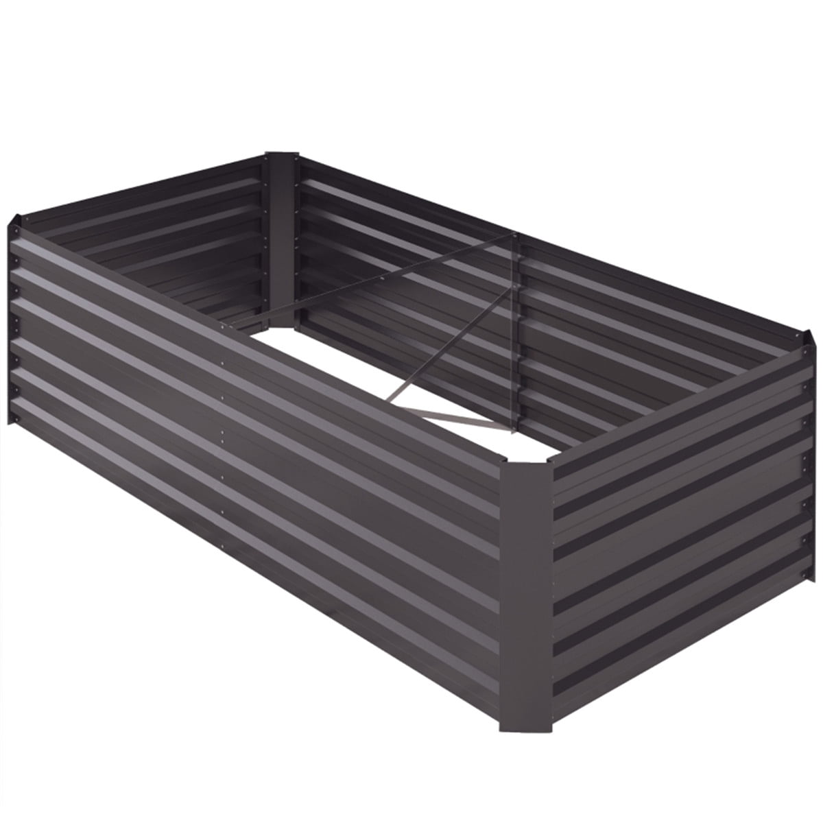 Metal Raised Garden Bed,Deep Root Outdoor Galvanized Planter Box,Patio ...