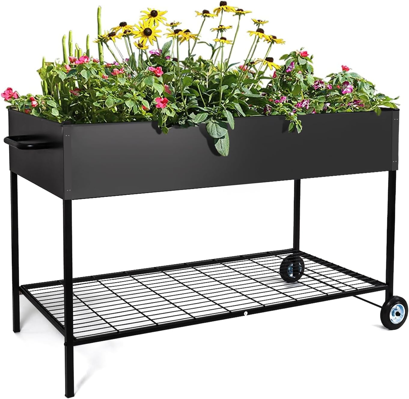 Metal Raised Garden Beds with Legs, Elevated Planter Boxes Outdoor ...