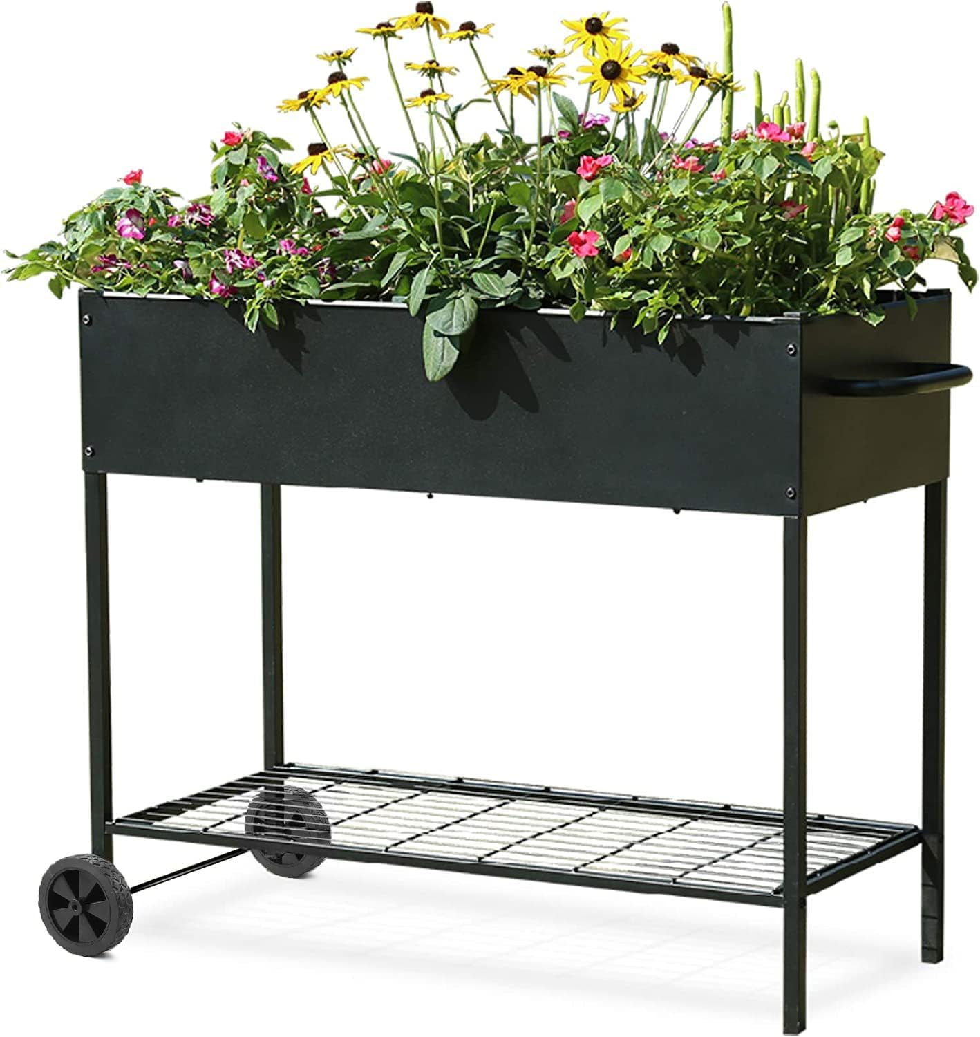 Metal Raised Garden Beds with Legs, Elevated Planter Boxes Outdoor ...