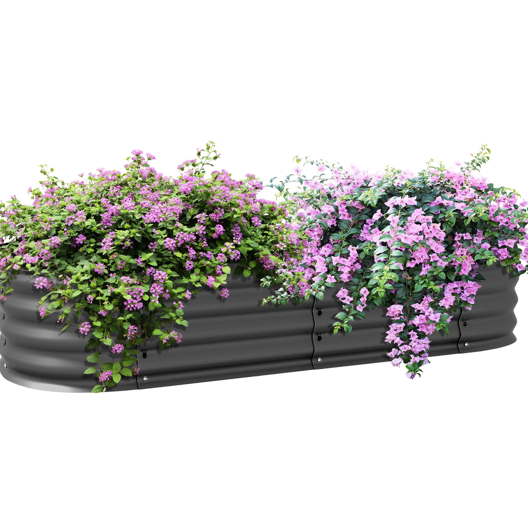 Metal Raised Planter | Protect Hands with Safety Edging | Grow Plants ...