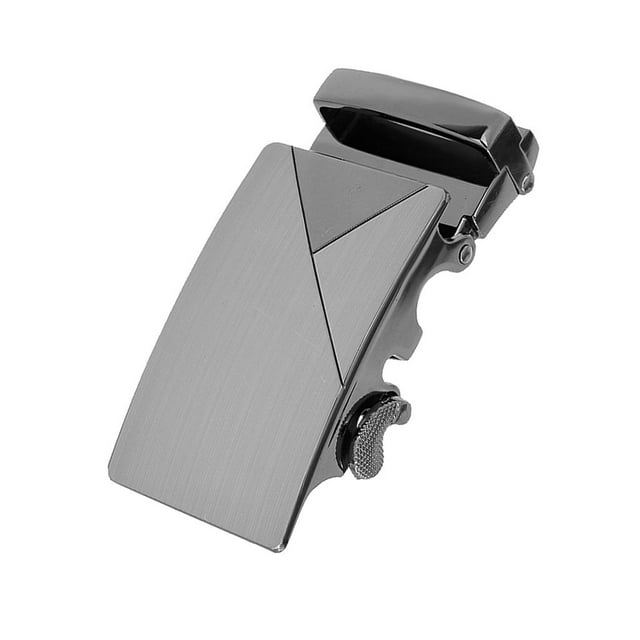 Metal Ratchet Belt Buckle Automatic Slide Buckle Causal Fit 3.5cm Belt ...